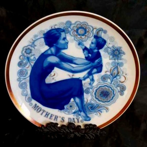 SANTA CLARA PORCELAIN PLATE | Art | Vtg Santa Clara Porcelain Plate 971 ...